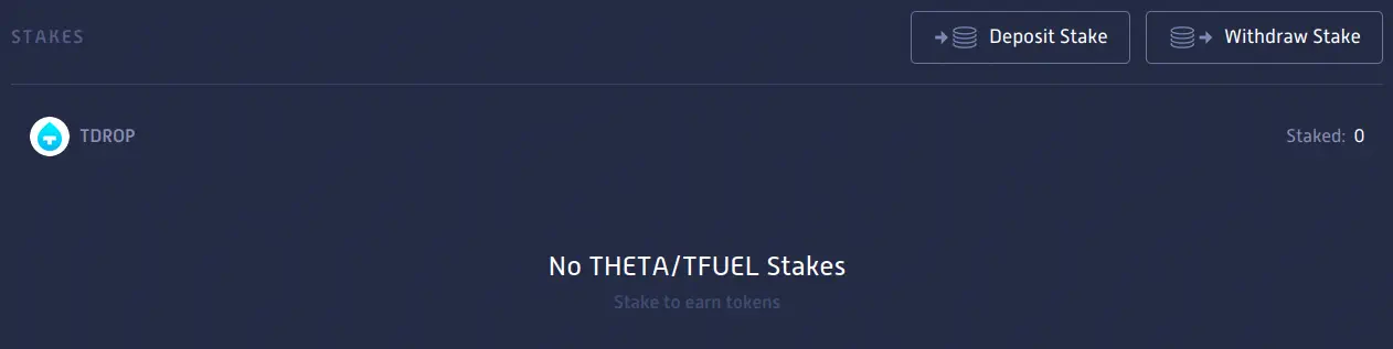 ThetaNext, Theta & TFuel staking pool